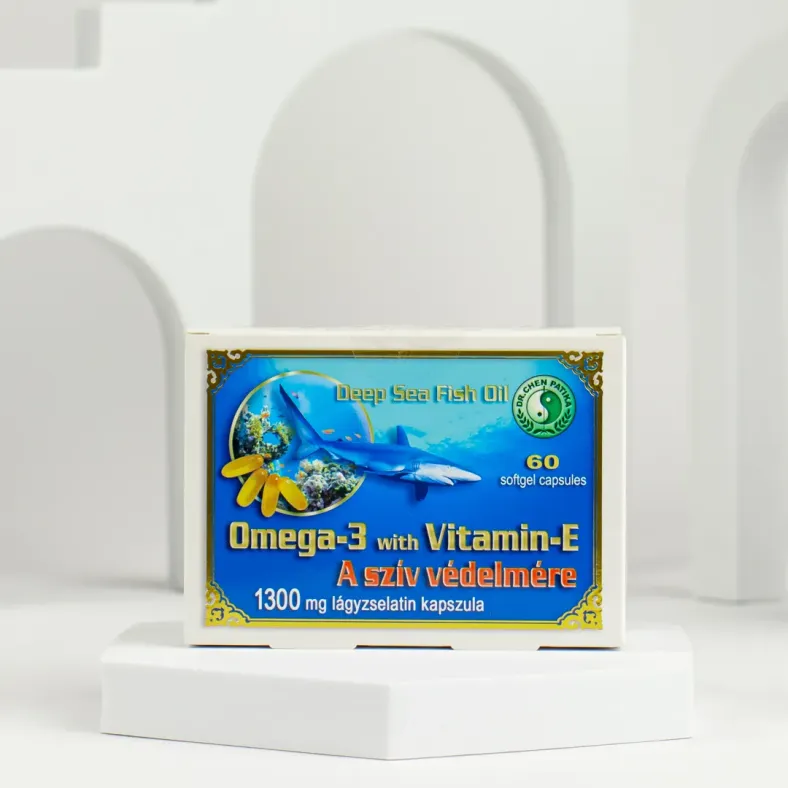 Dr. Chen Omega-3 kapszula E-vitaminnal a szív egészségéért 1300 mg x 60 db